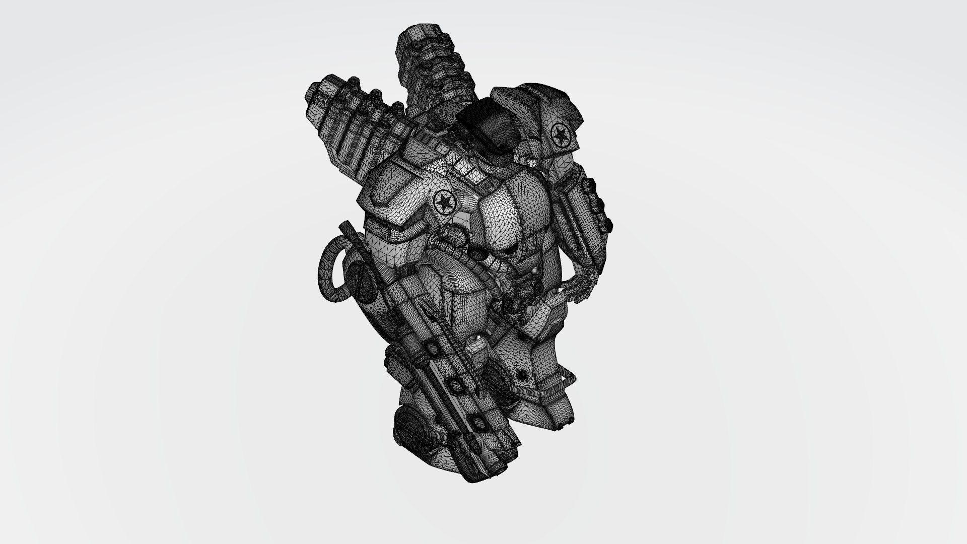 3D Robot Fighter Model - TurboSquid 1668251