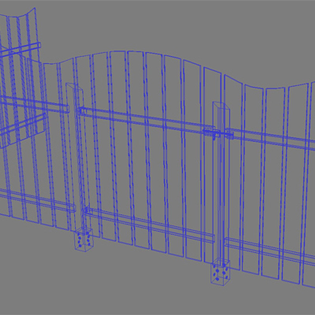 Fence Gate 3d Model