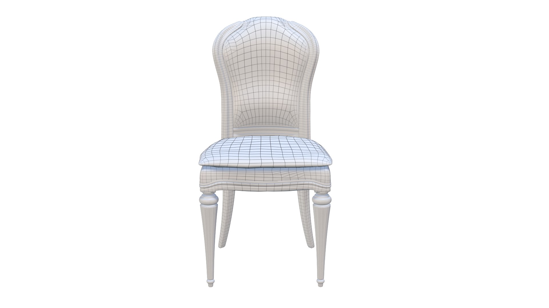 3D Low Poly Vintage Chair 3D Model - TurboSquid 2298724