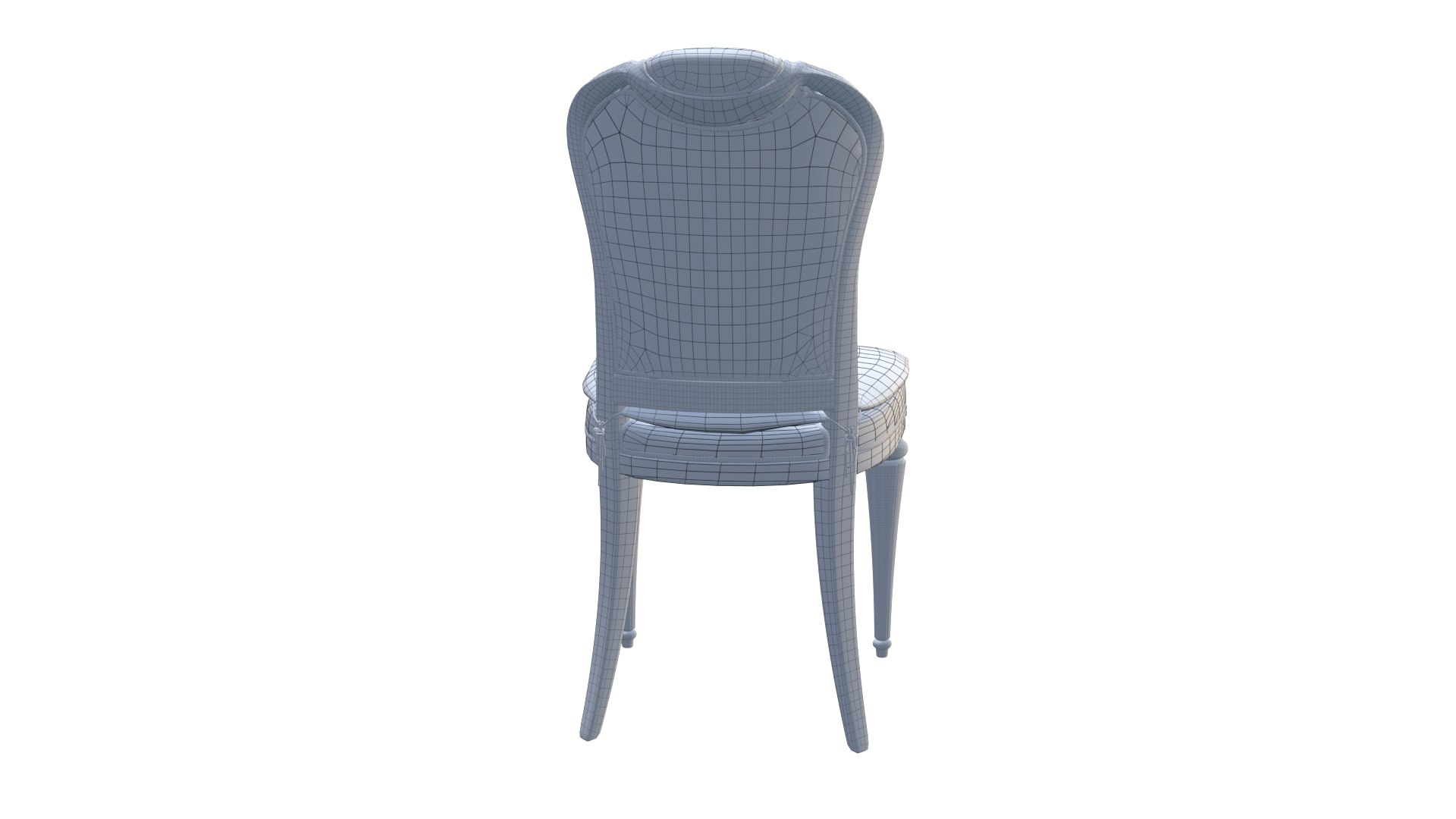 3D Low Poly Vintage Chair 3D Model - TurboSquid 2298724