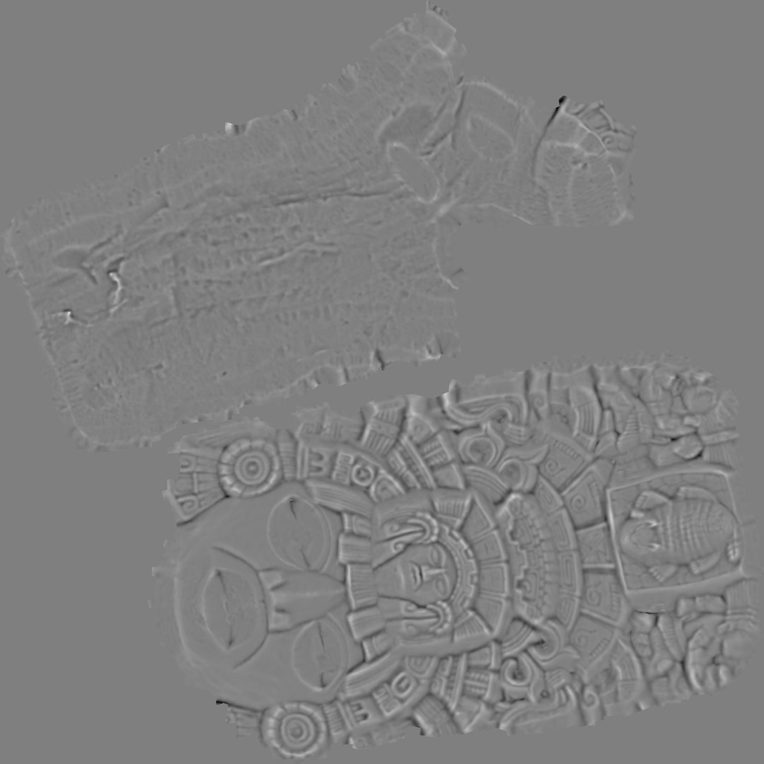 3d Decorative Mayan Native Mask Model