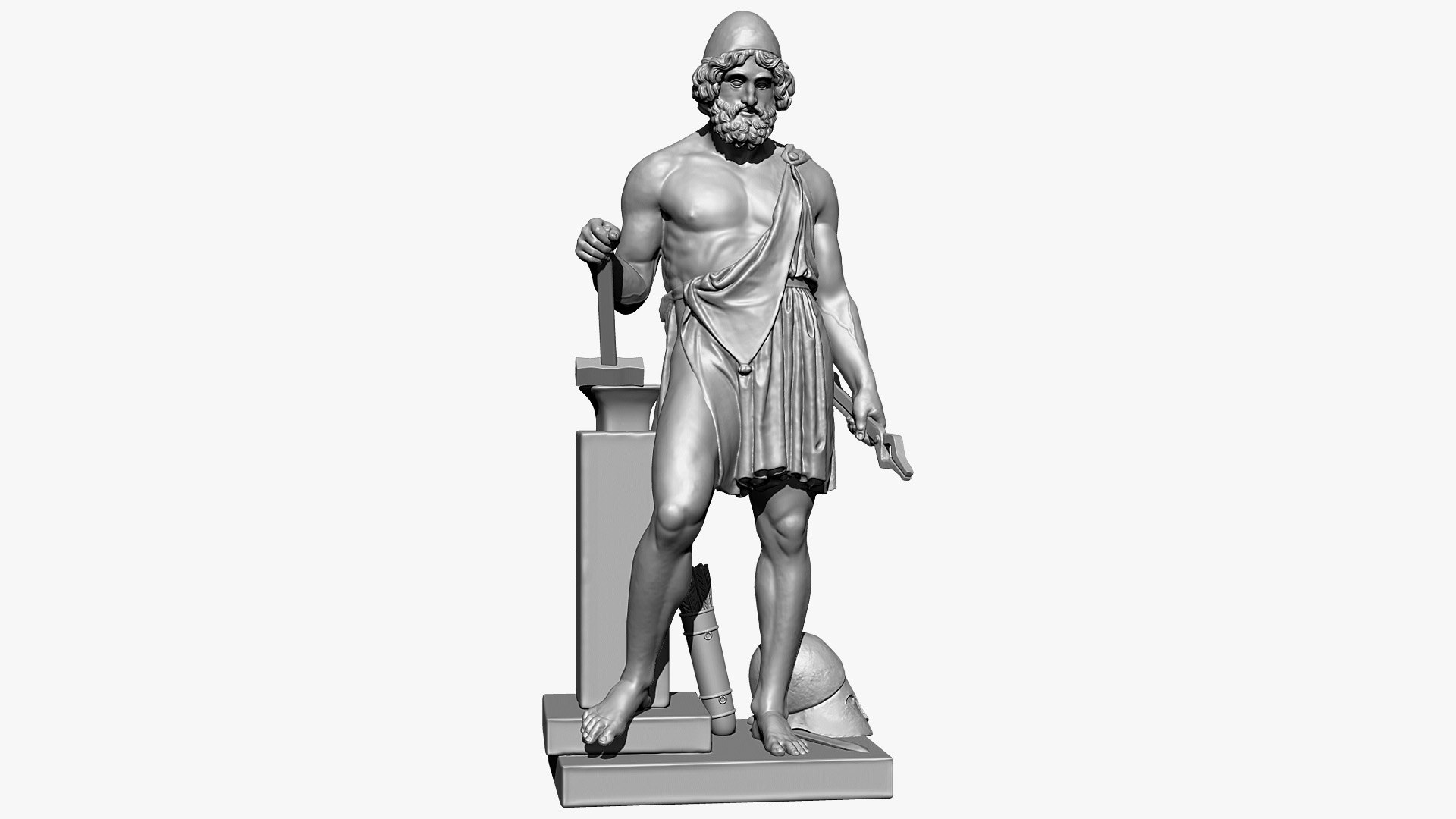 Roman God Vulcan 3D - TurboSquid 2112303