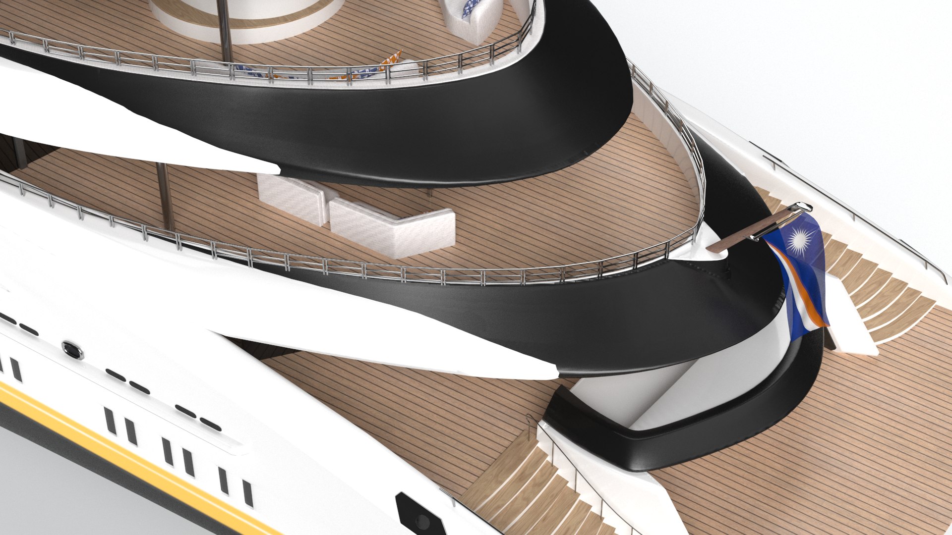 Ahpo Yacht Night Scene 3D - TurboSquid 2209402
