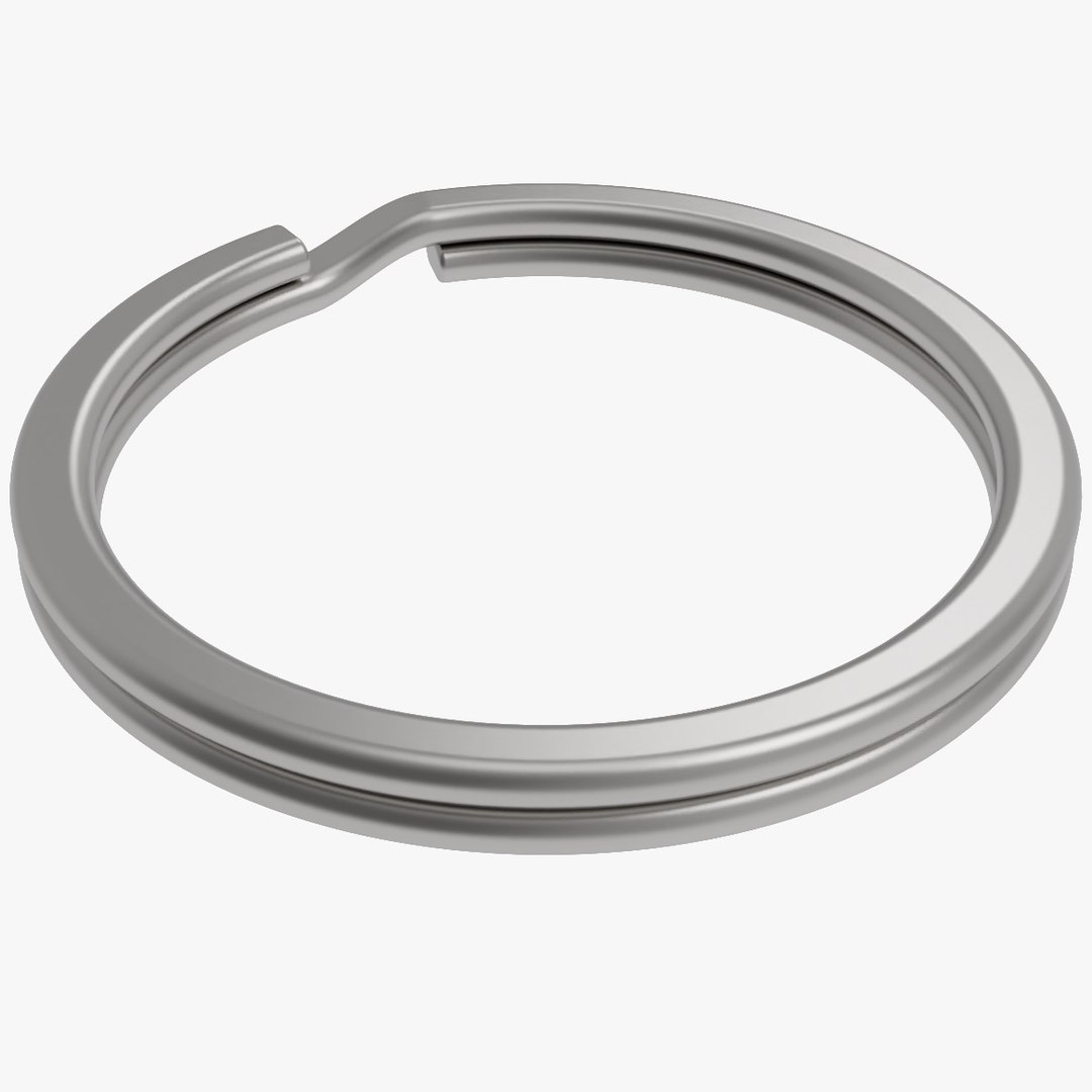 3D Flat Key Ring - TurboSquid 2296651