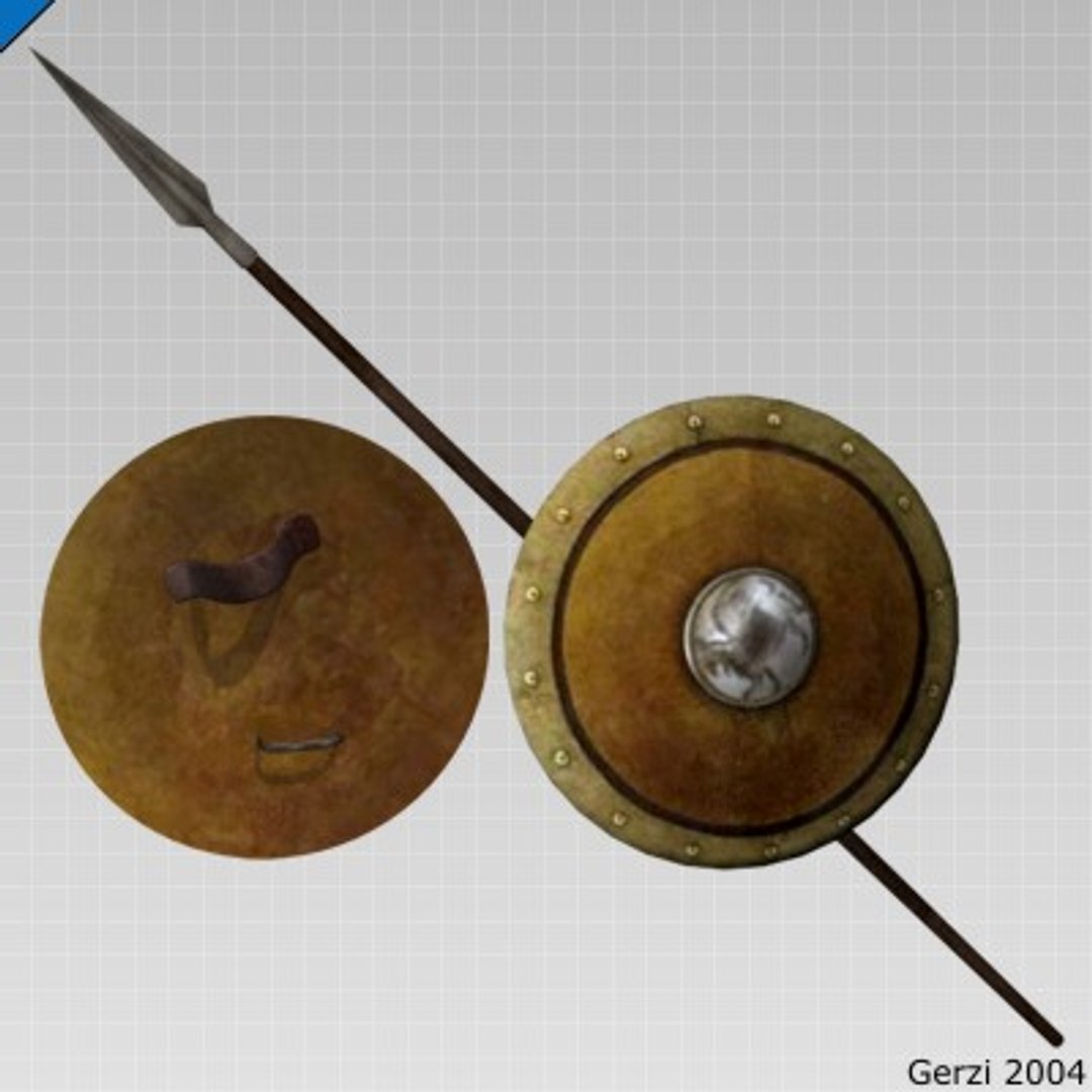 Greek Hoplite Armour Set 3d Model