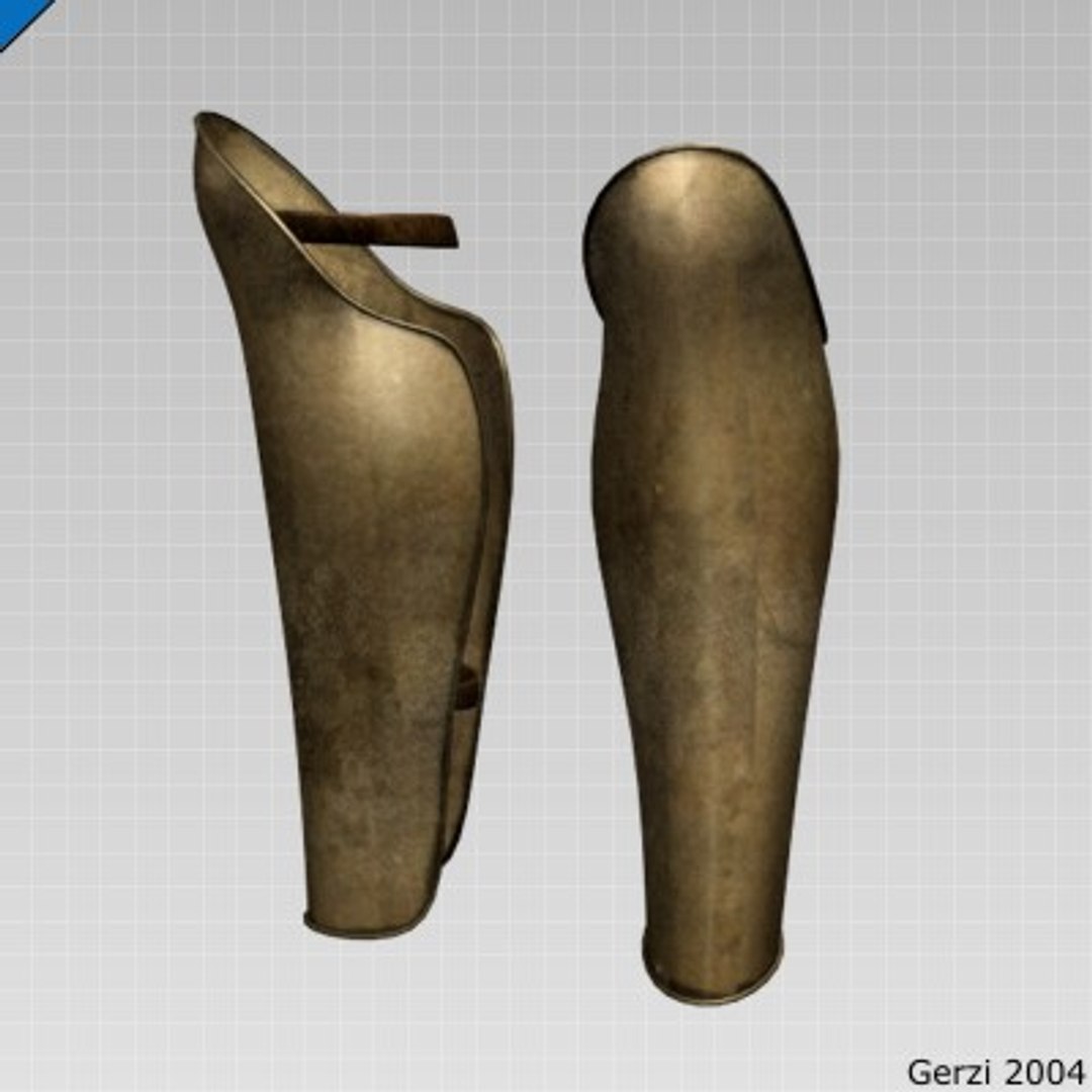Greek Hoplite Armour Set 3d Model