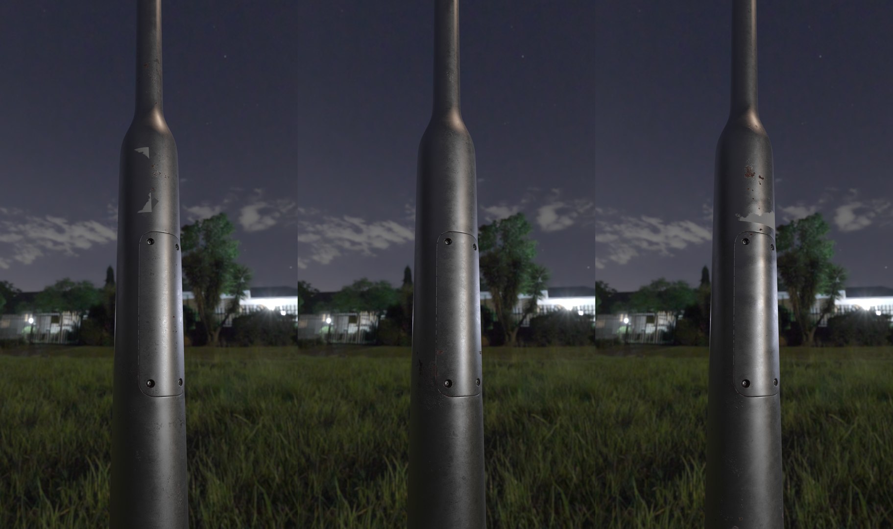 Street Light 3 Versions 3D Model - TurboSquid 2107387