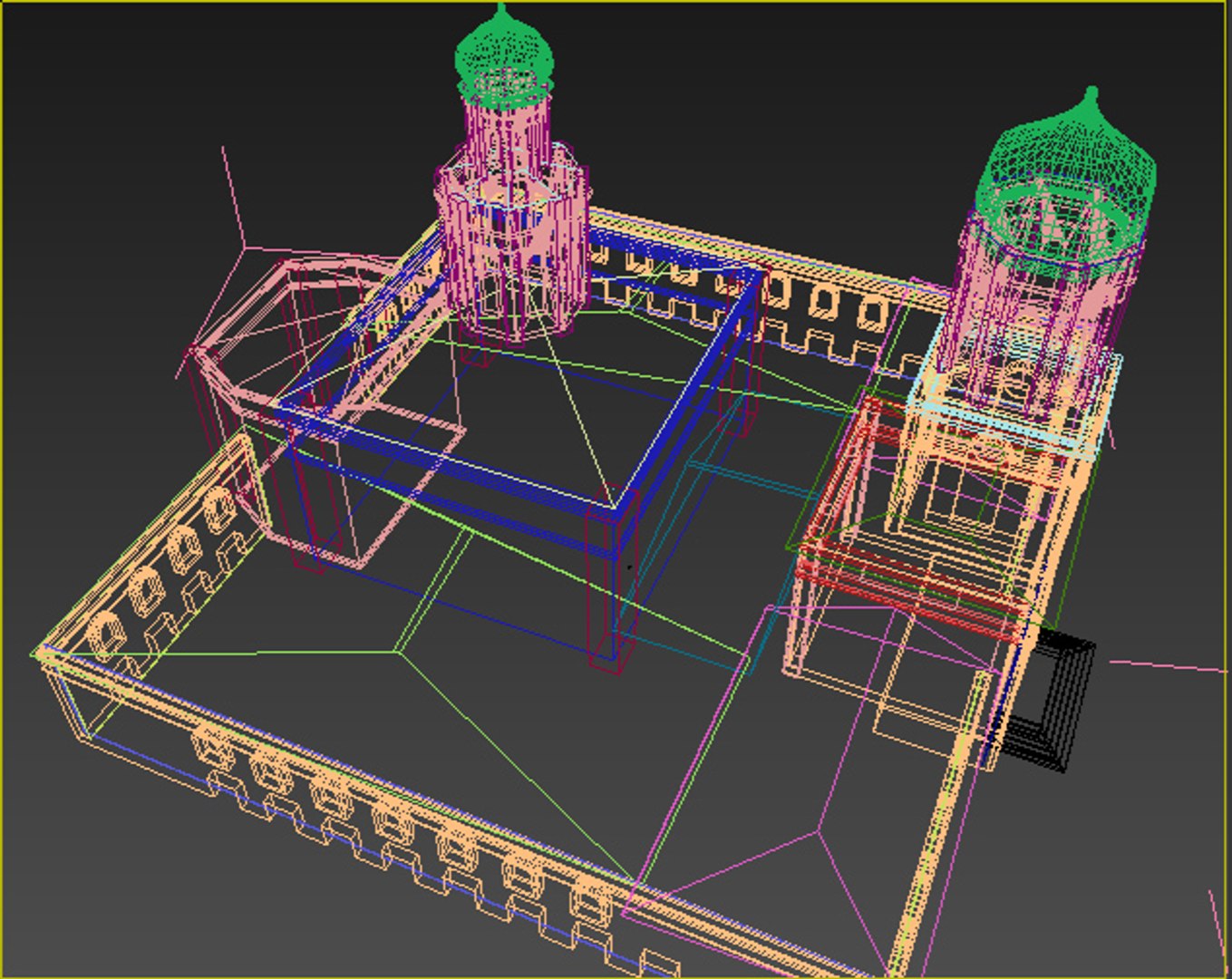 Real Historical Building 3d 3ds