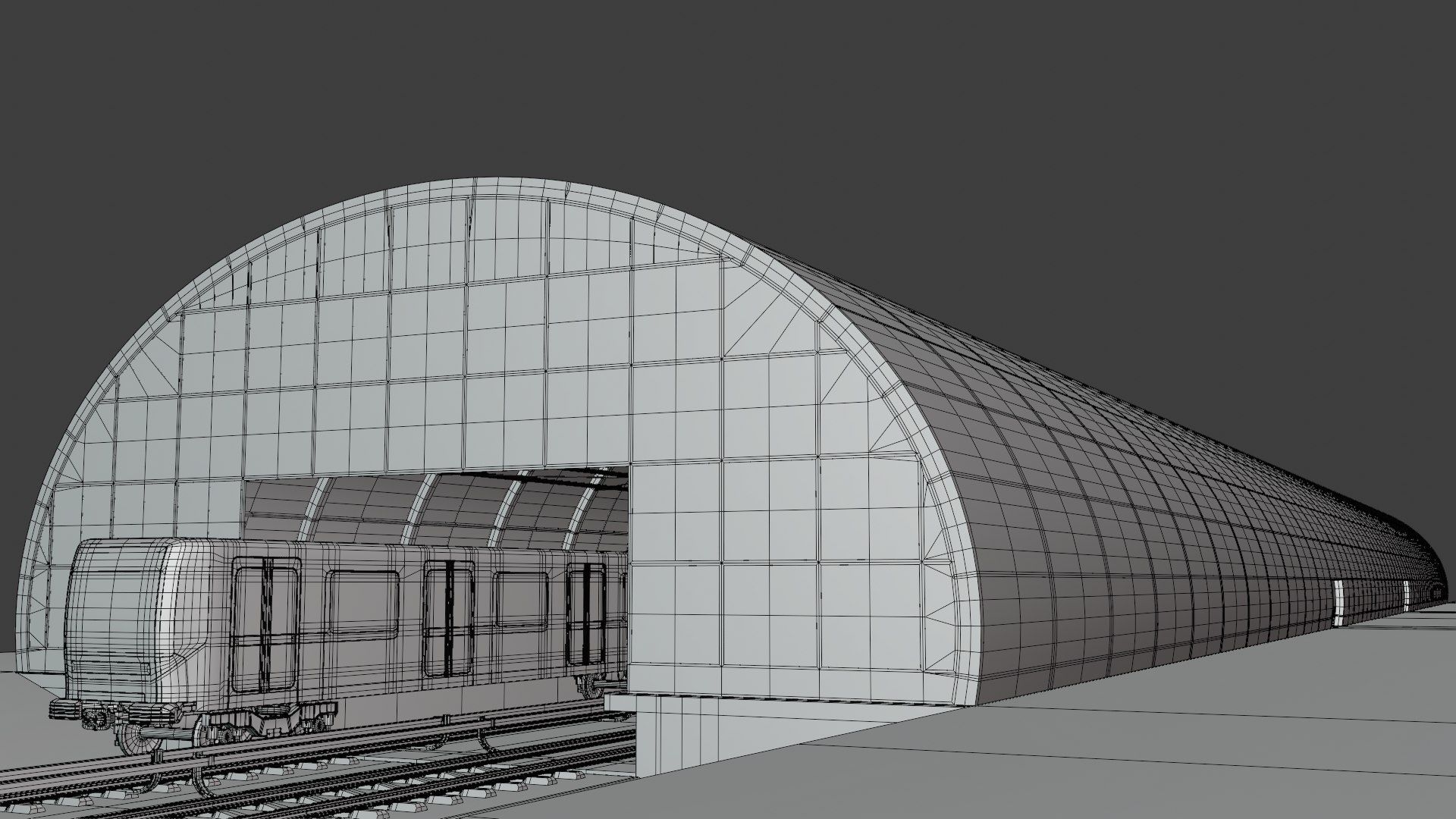 Metro Station Concept II 3D - TurboSquid 2161233