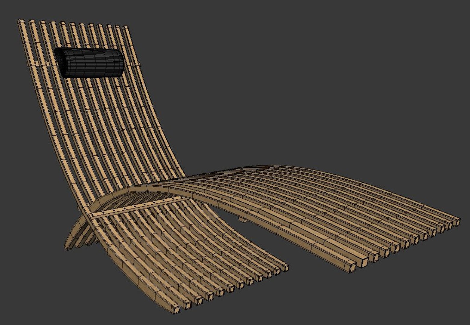 Free 3D Pool Chair - TurboSquid 1370135