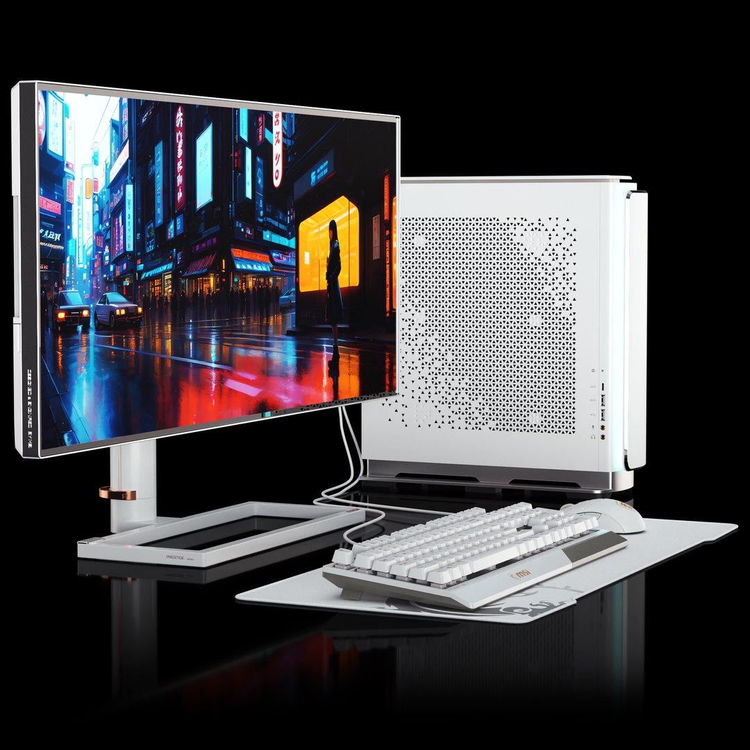 3D PC Workstation Set - TurboSquid 2087396