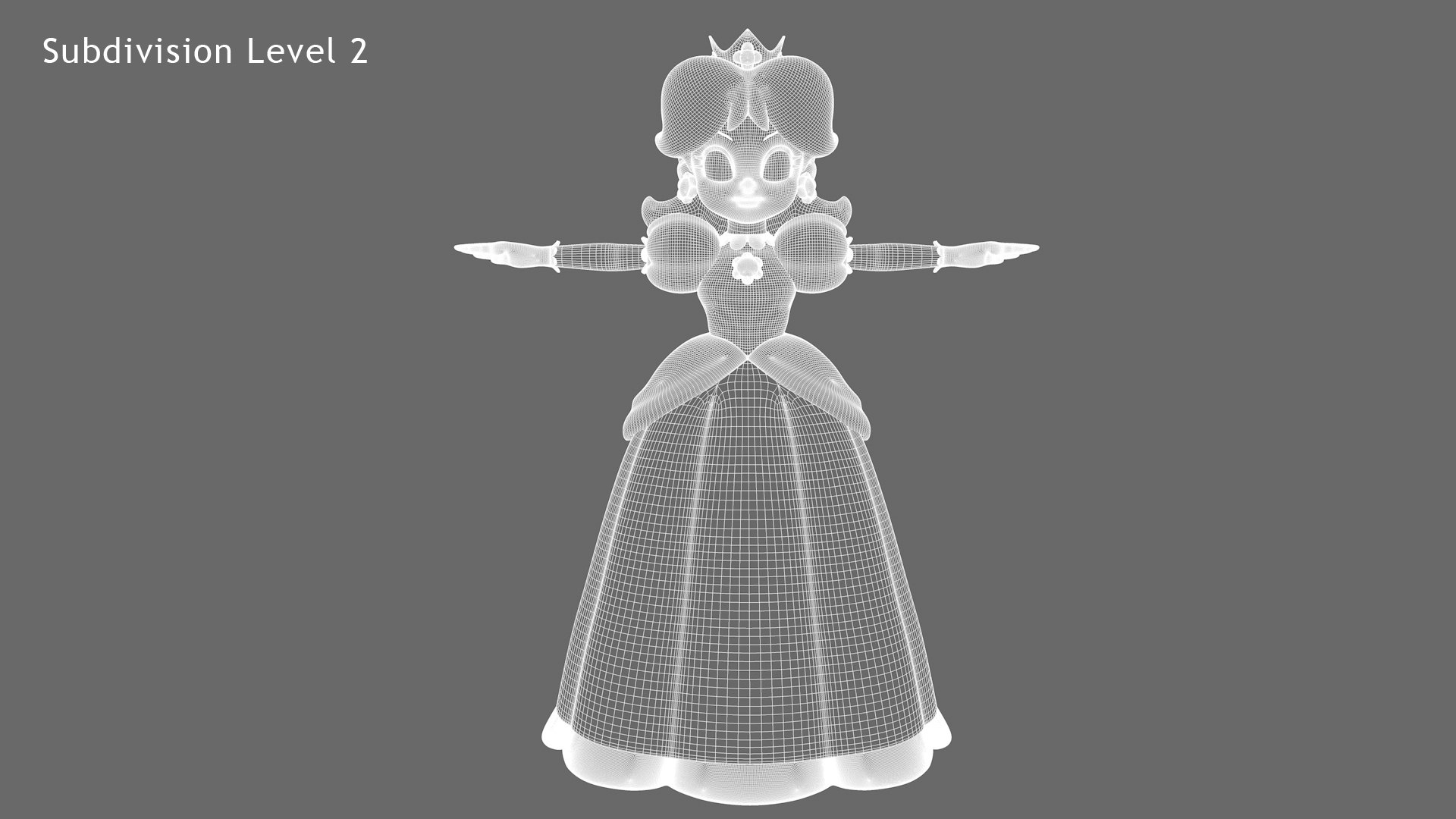 Princess Daisy Model - TurboSquid 1811691