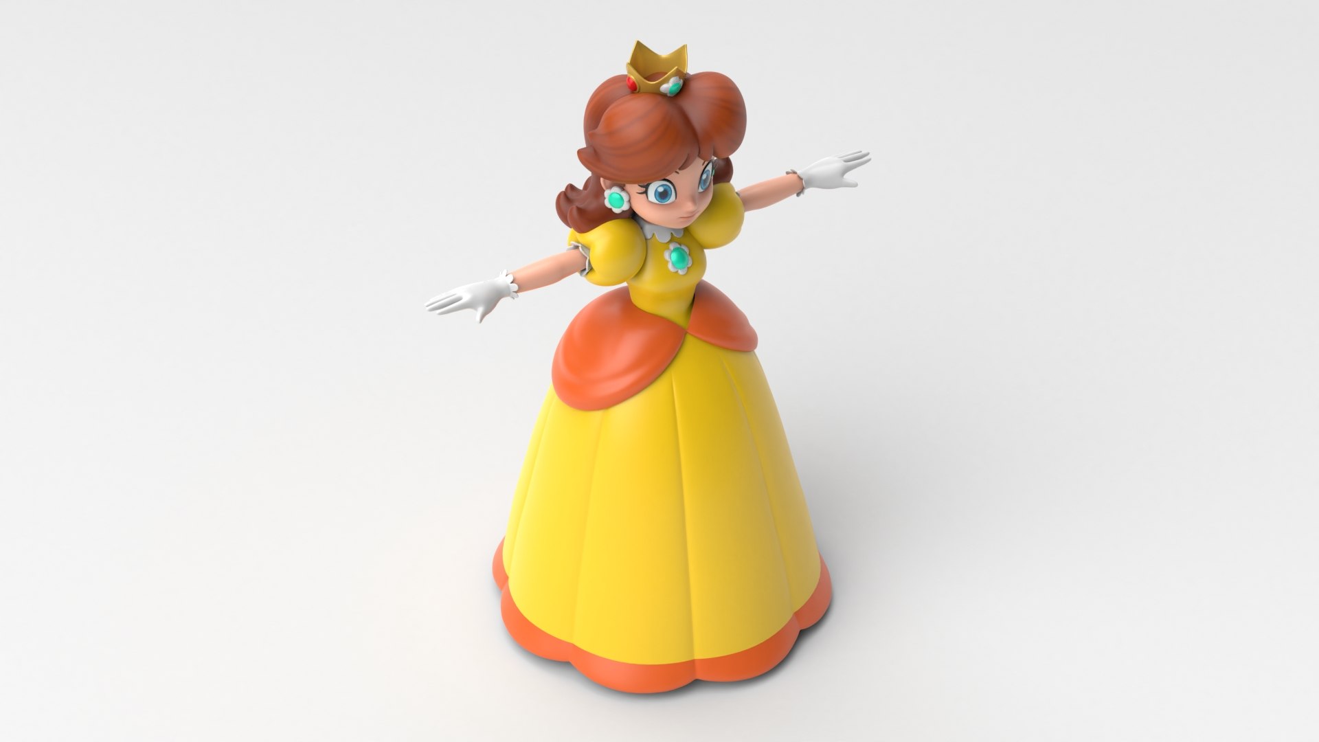 Princess Daisy Model - TurboSquid 1811691