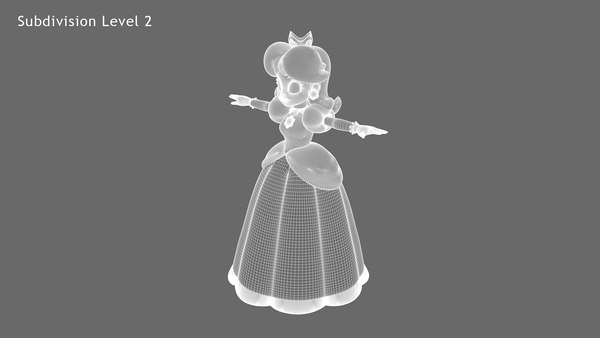 Princess Daisy model - TurboSquid 1811691