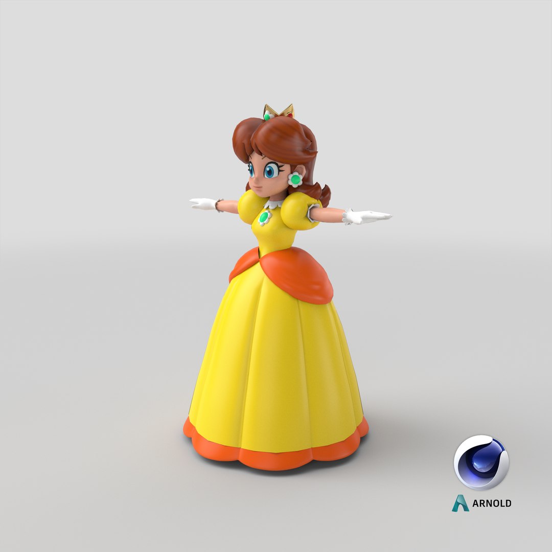 Princess Daisy Model - TurboSquid 1811691