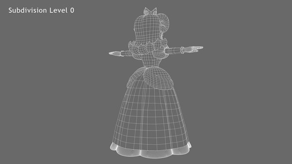 Princess Daisy model - TurboSquid 1811691