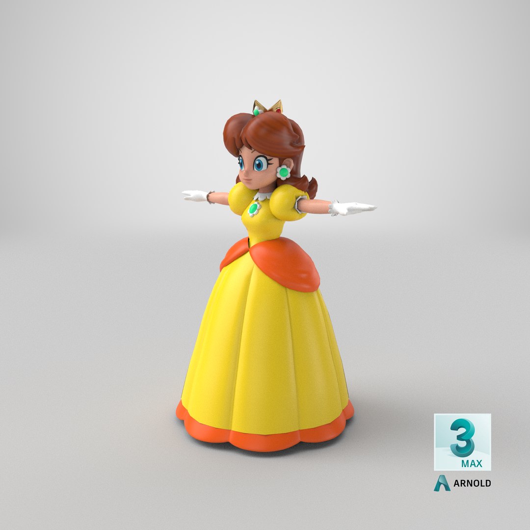 Princess Daisy Model - TurboSquid 1811691