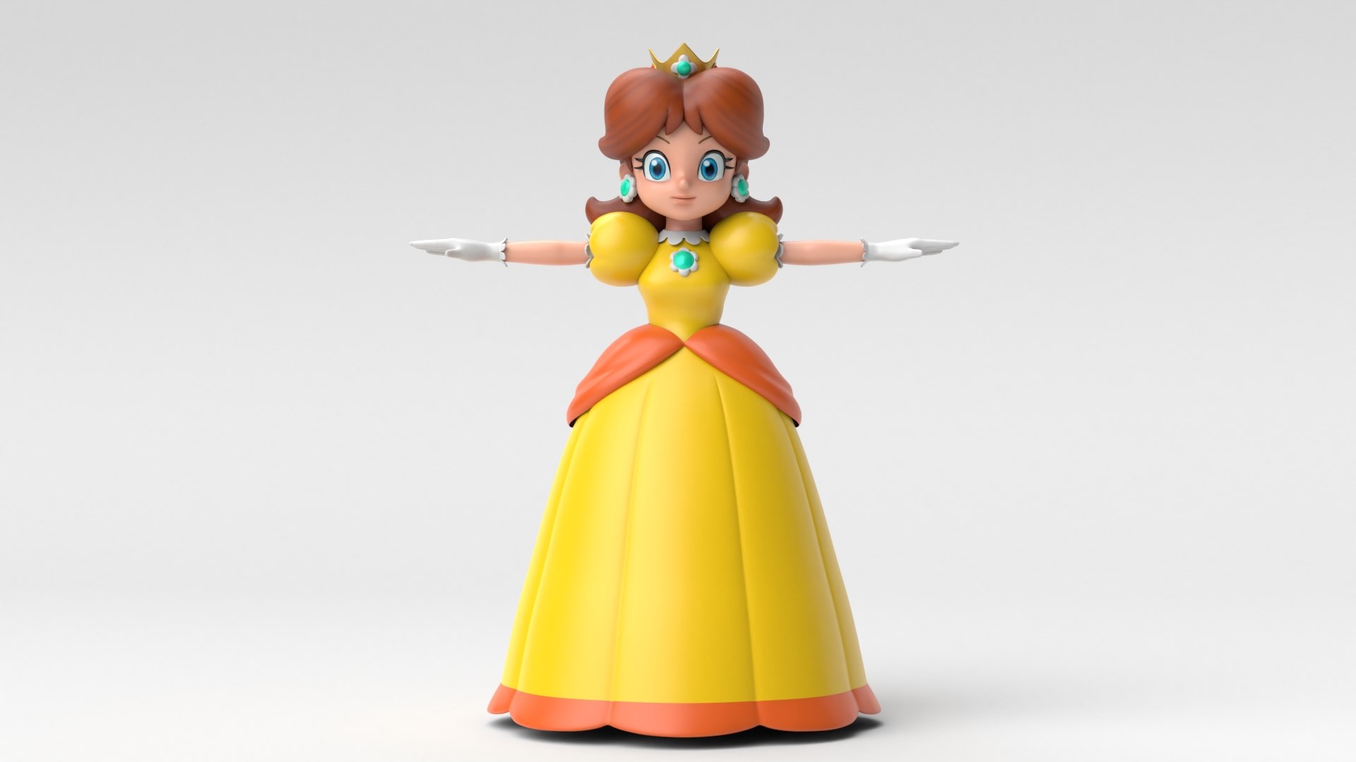Princess Daisy Model - TurboSquid 1811691