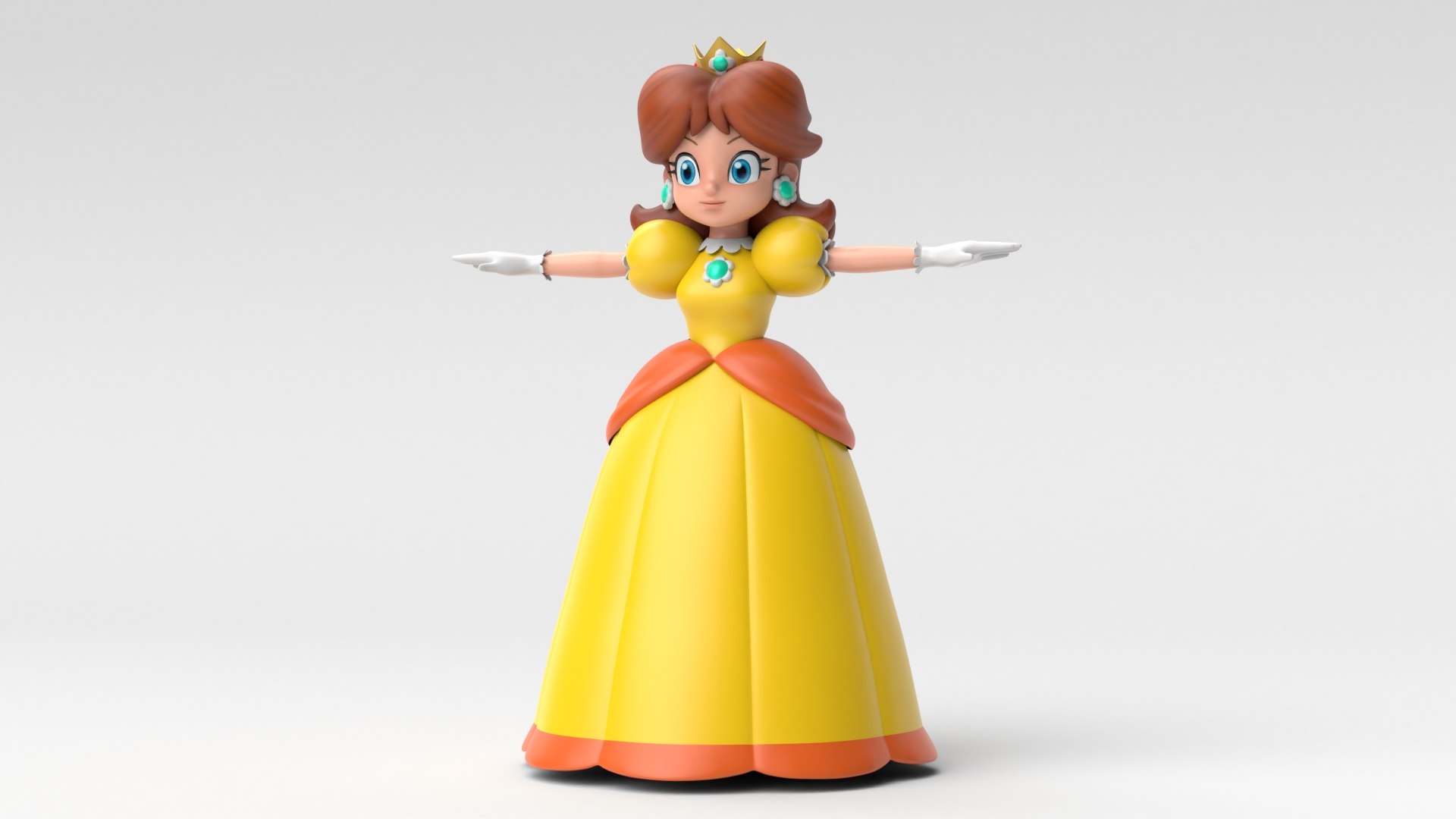 Princess Daisy Model - TurboSquid 1811691