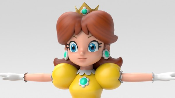 Princess Daisy model - TurboSquid 1811691
