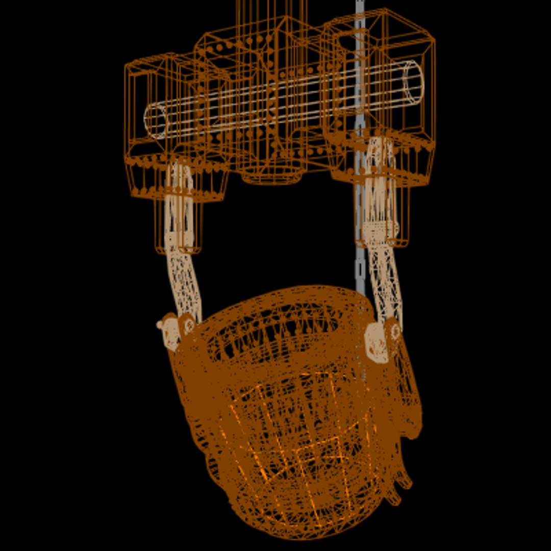 3d model ladle molten metal