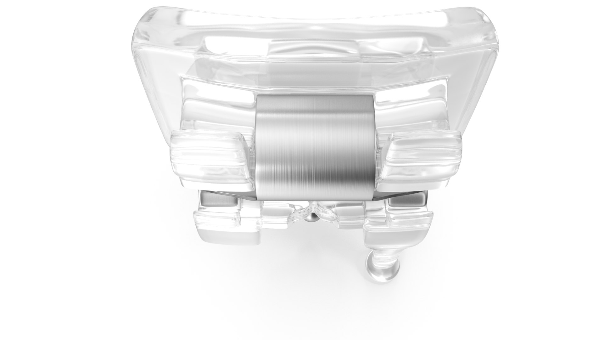 Ceramic Self Ligating Dental Braces Bracket V12 Model - TurboSquid 2086031