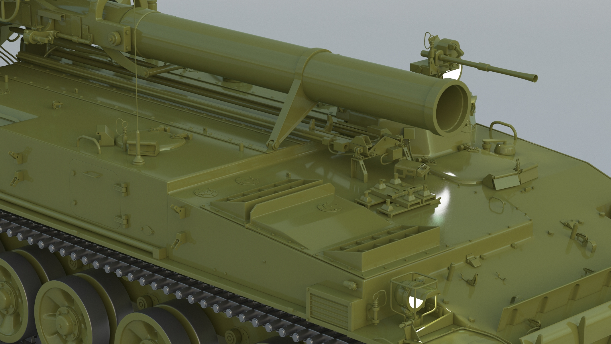 modelo 3d 2S4 Tyulpan - TurboSquid 1805847