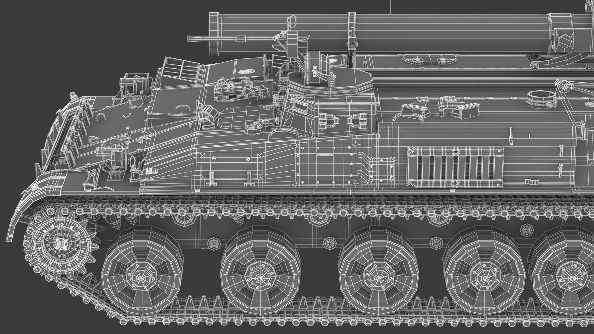 2S4 Tyulpan model - TurboSquid 1805847
