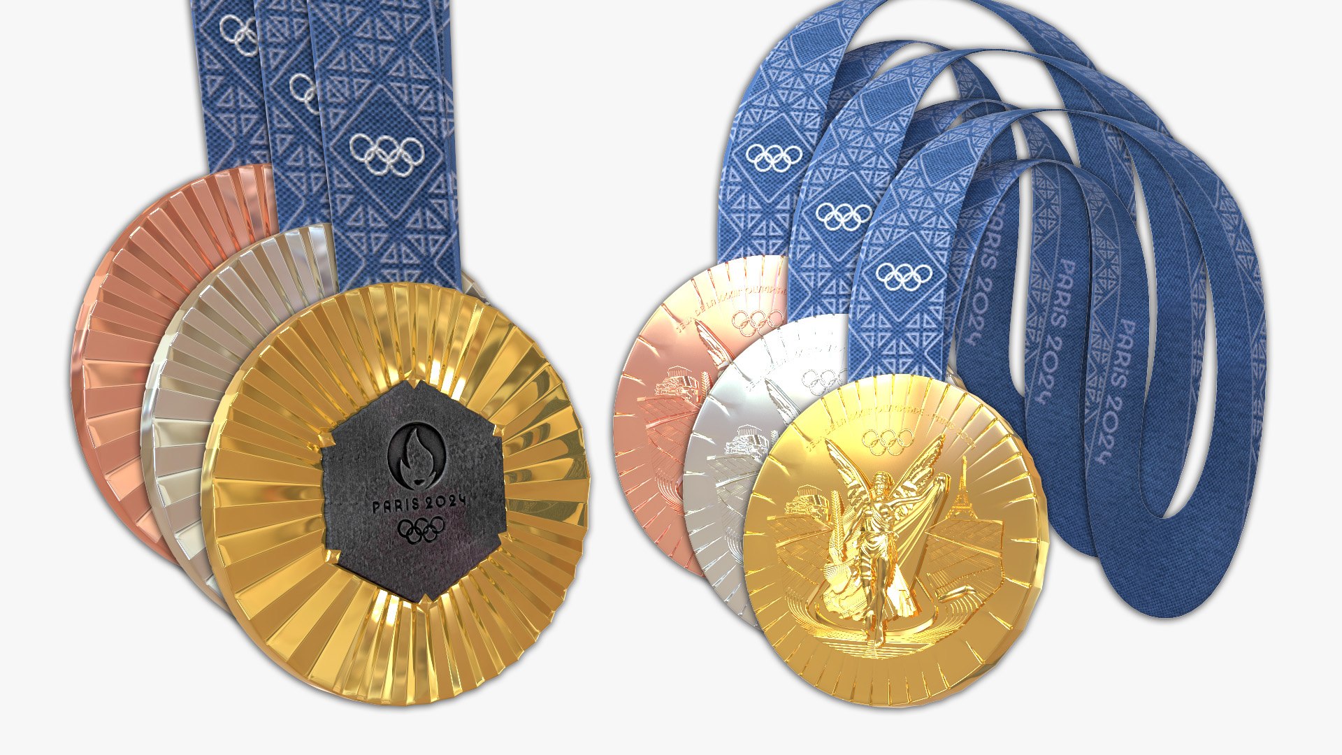 2024 Olympic Medal 3D Model - TurboSquid 2206835