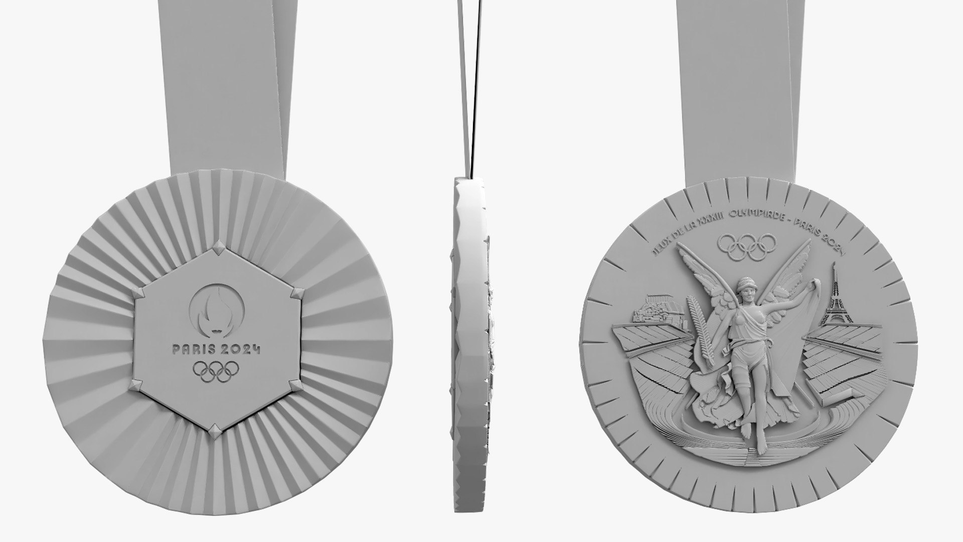 2024 Olympic Medal 3D Model - TurboSquid 2206835