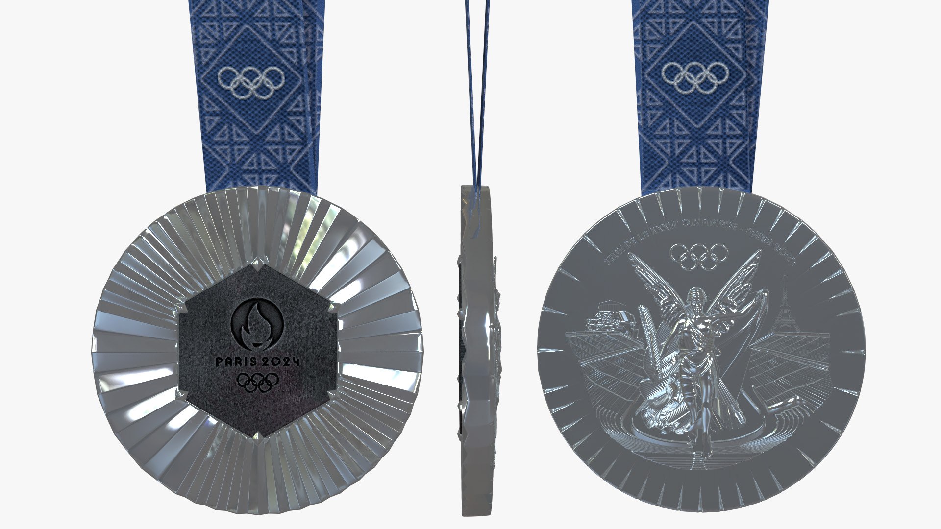 2024 Olympic Medal 3D Model - TurboSquid 2206835