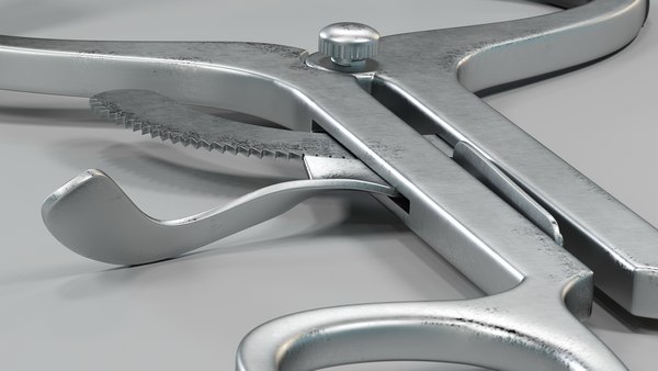 Stainless steel molt mouth 3D model - TurboSquid 1705751