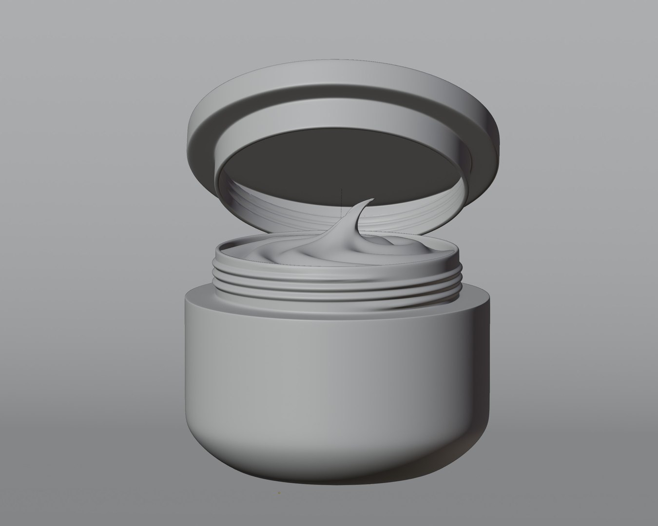 3D Cosmetics Cream Jar Model - TurboSquid 2124740