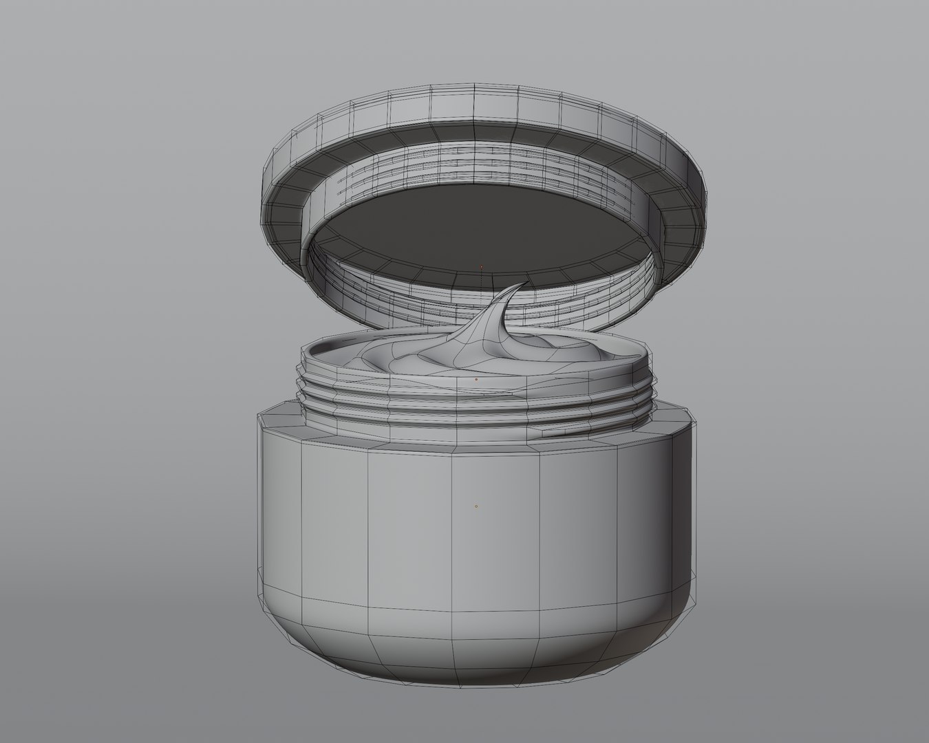 3D Cosmetics Cream Jar Model - TurboSquid 2124740
