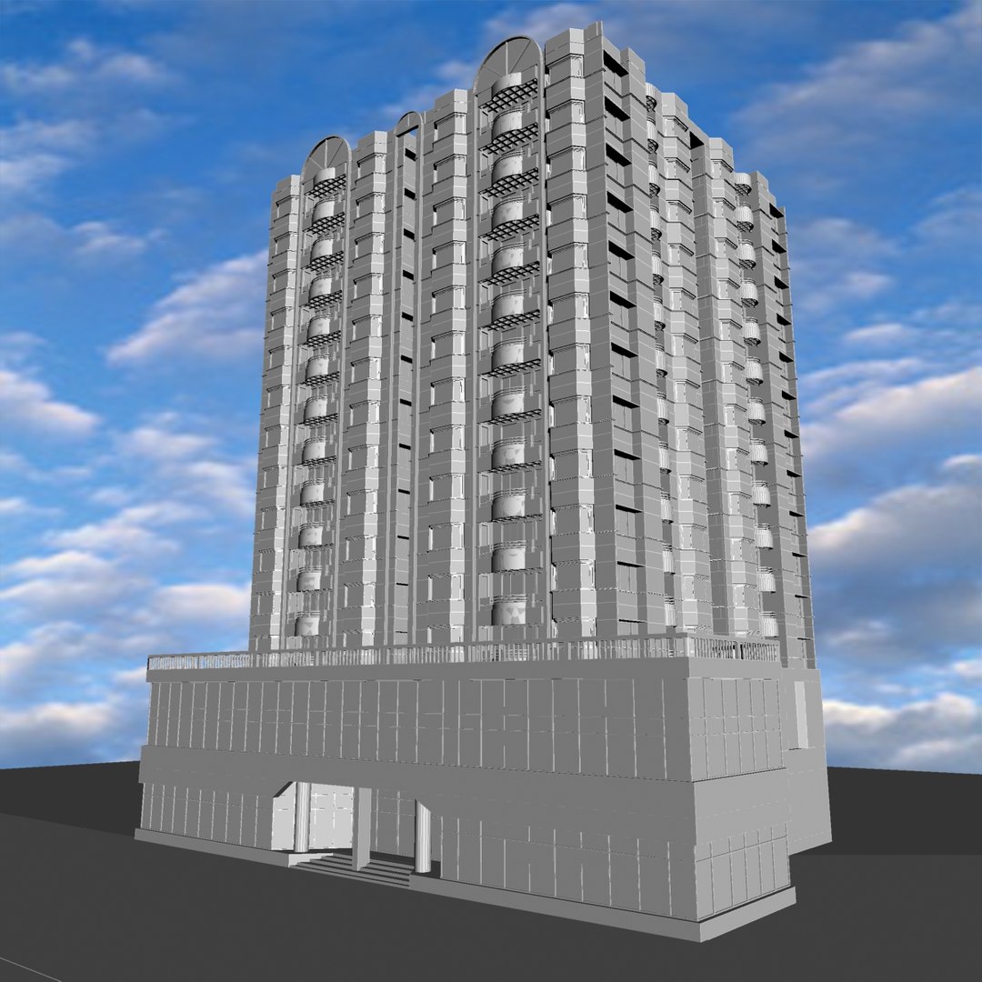 3d Model Commercial Building