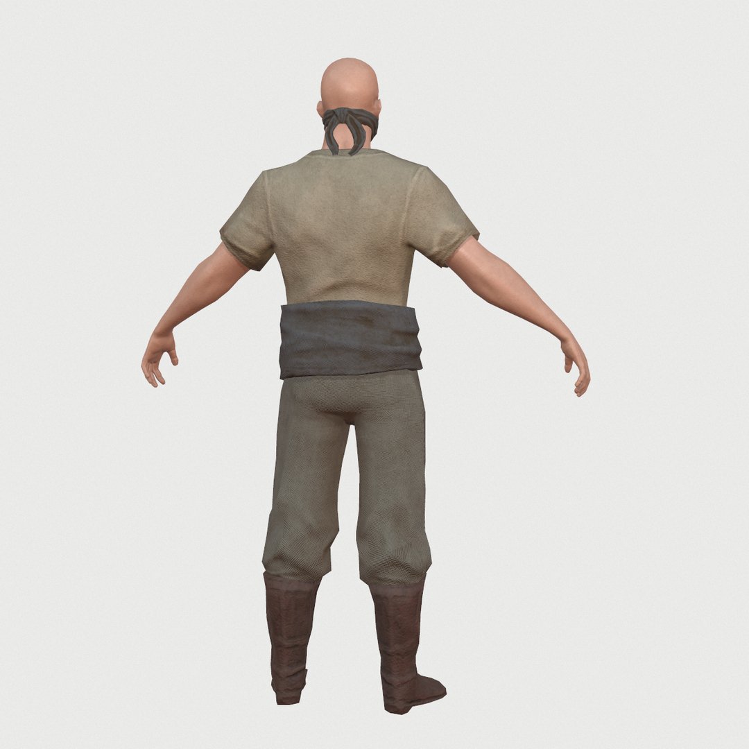 Free basic bandit 3D - TurboSquid 1250561