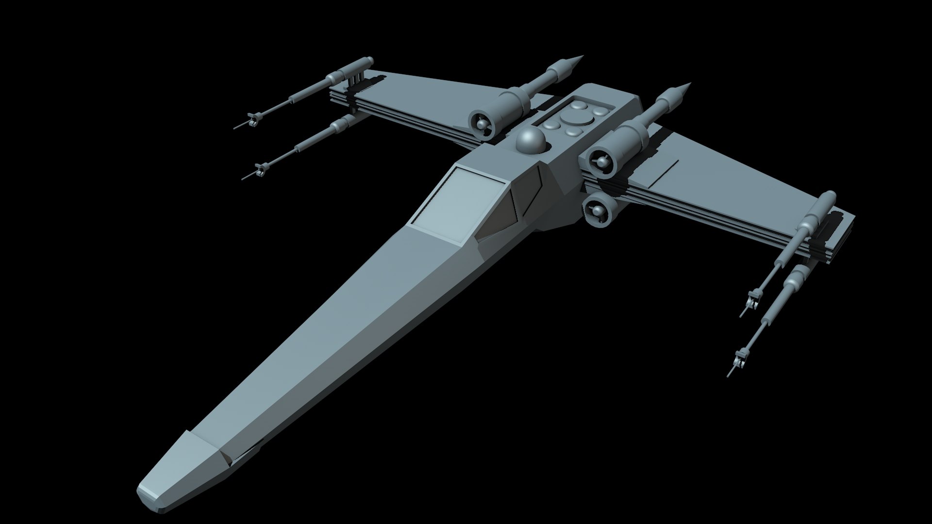3D X Wing Model - TurboSquid 1664216