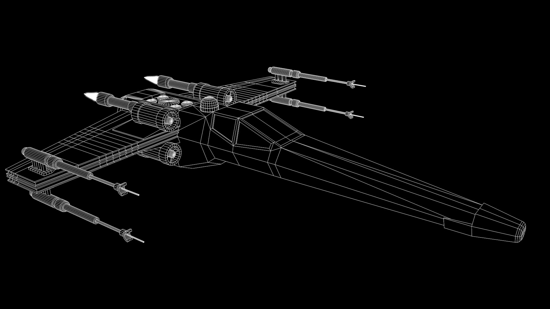 3D X Wing Model - TurboSquid 1664216