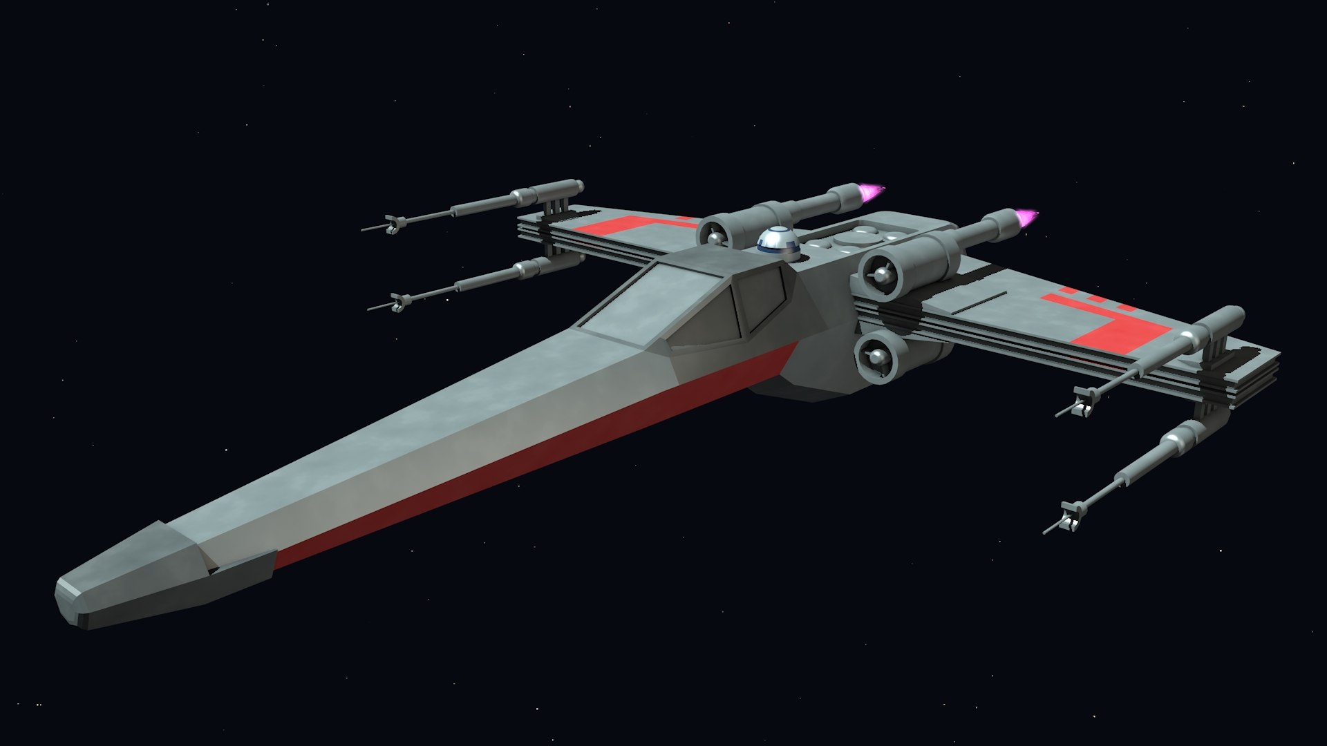 3D X Wing Model - TurboSquid 1664216
