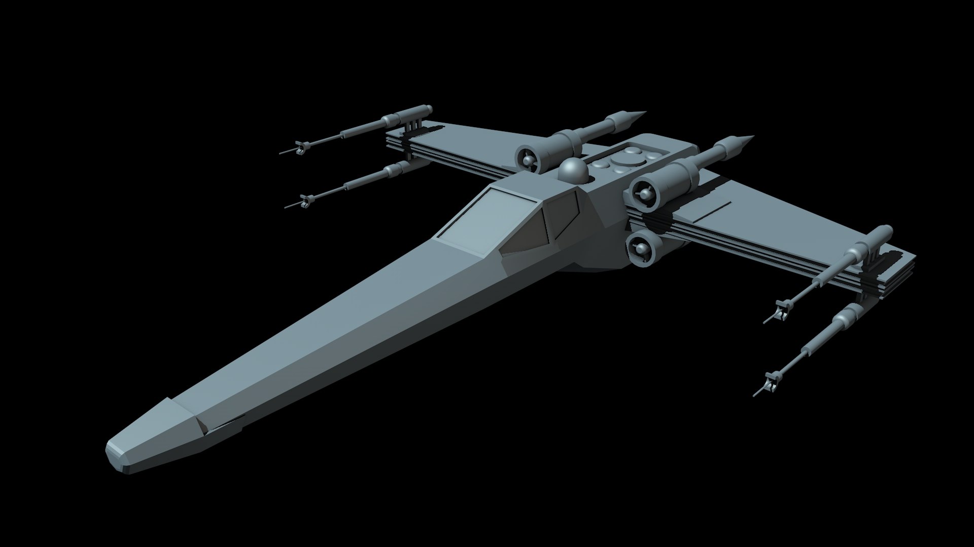 3D X Wing Model - TurboSquid 1664216