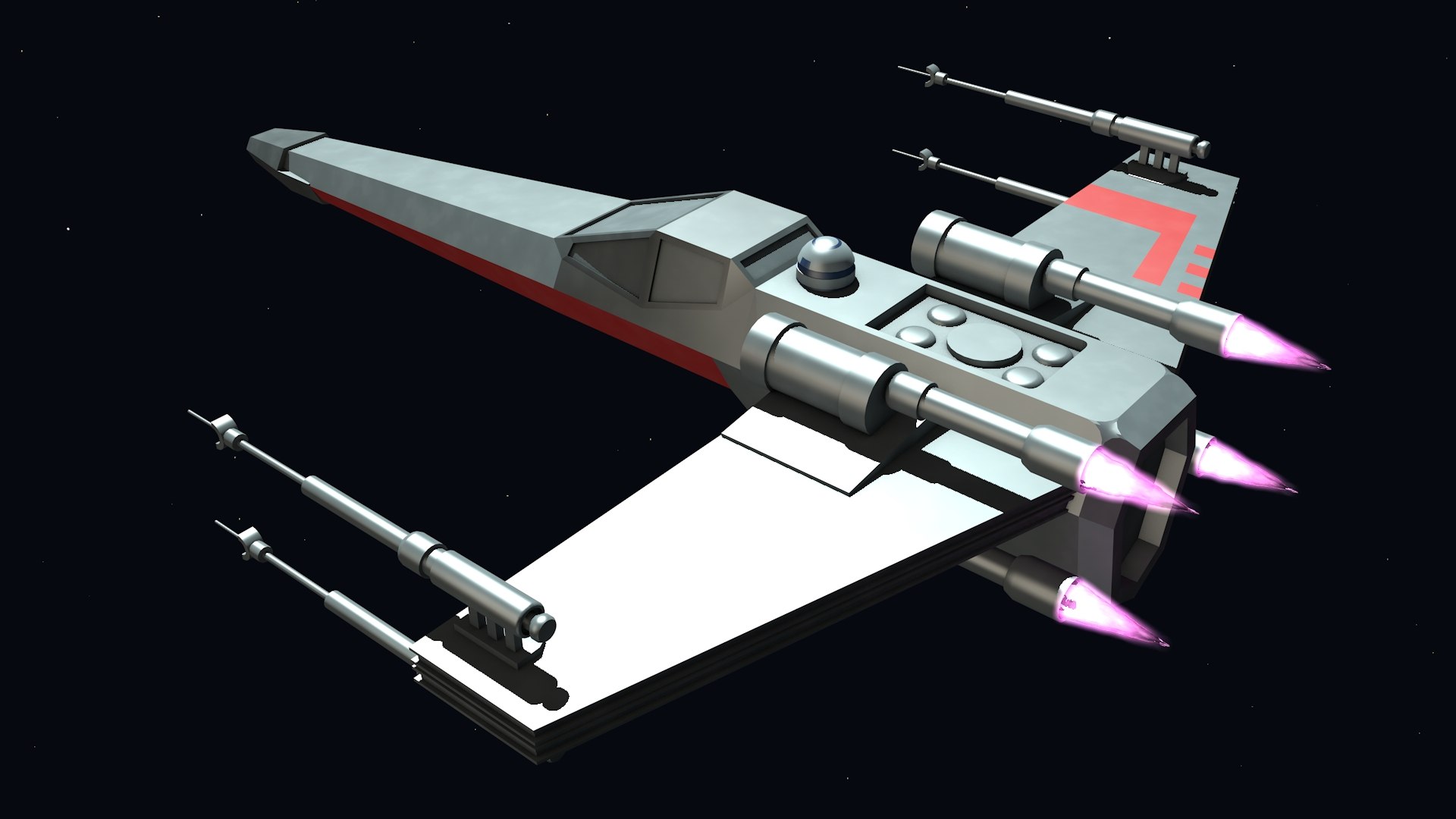 3D X Wing Model - TurboSquid 1664216
