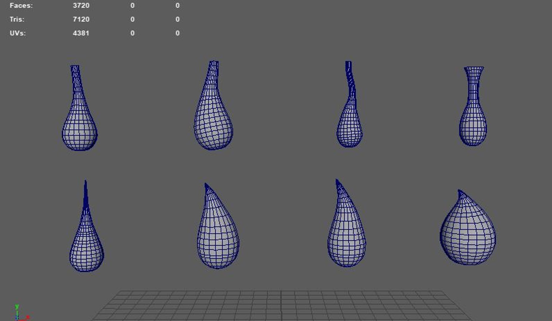 Rain Drops 3D Model 3D Model - TurboSquid 2355966