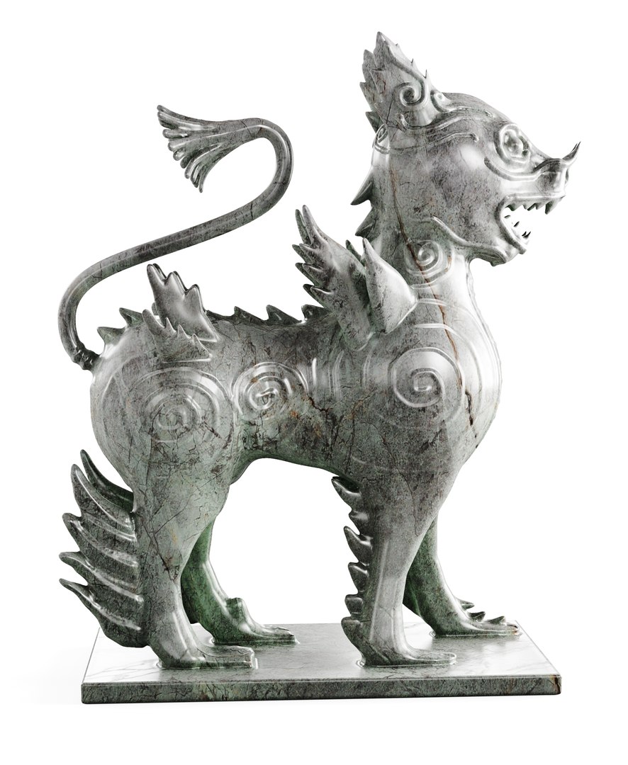 3D Chinese Styled Lion Statue - TurboSquid 1815919
