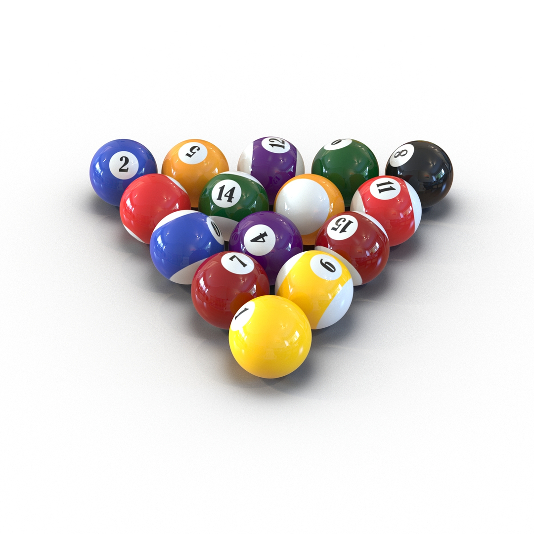 3d Model Billiard Balls