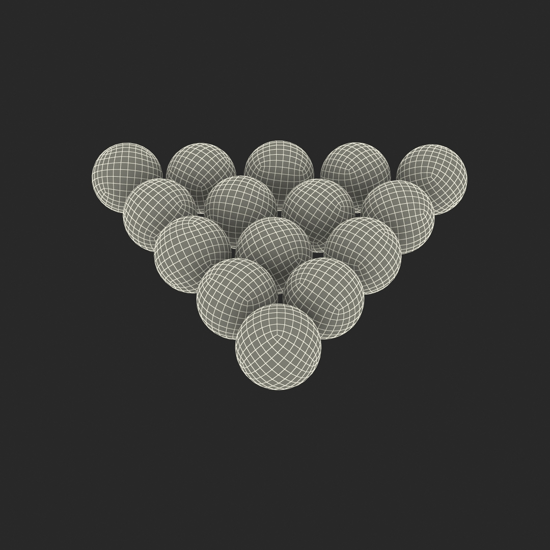3d Model Billiard Balls