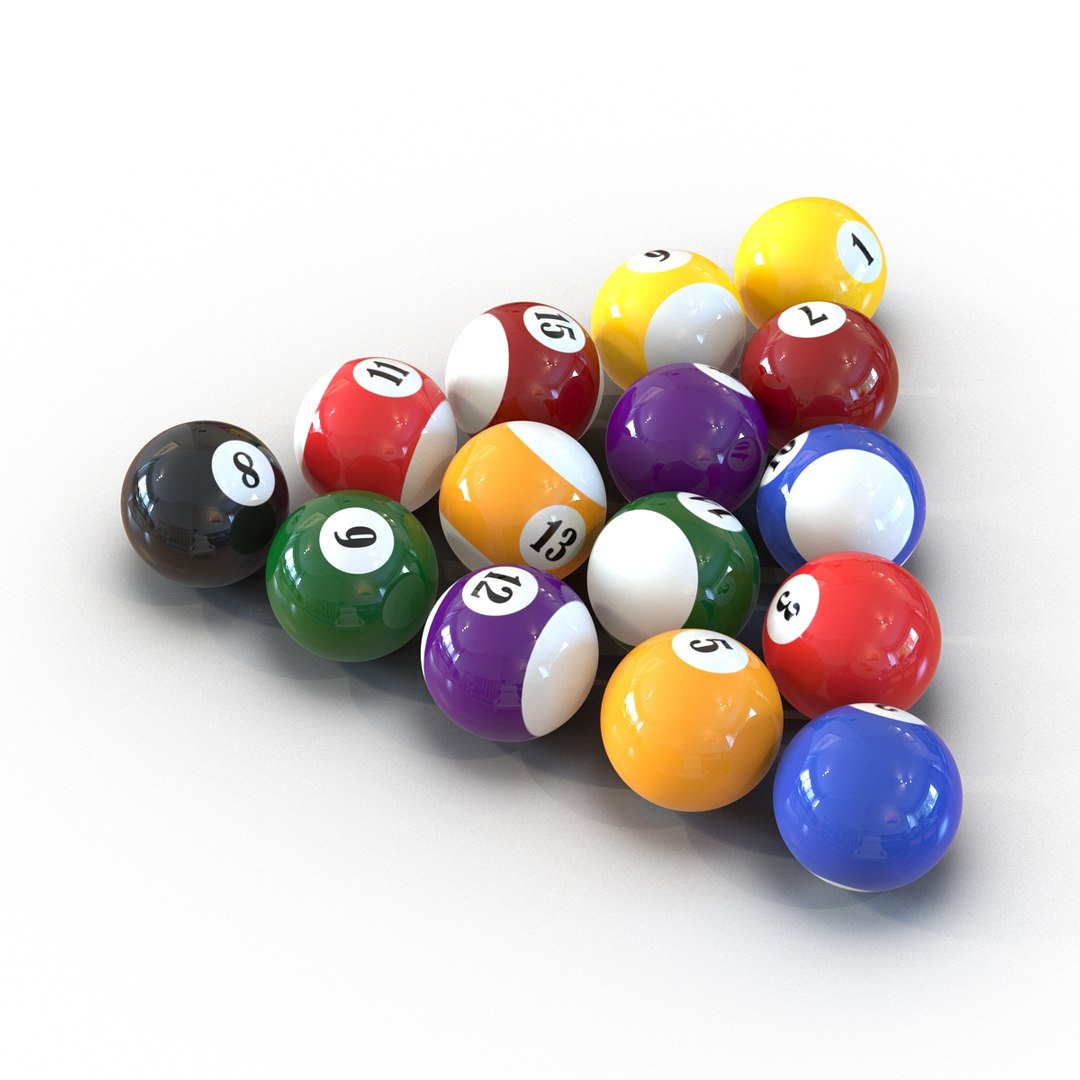 3d Model Billiard Balls