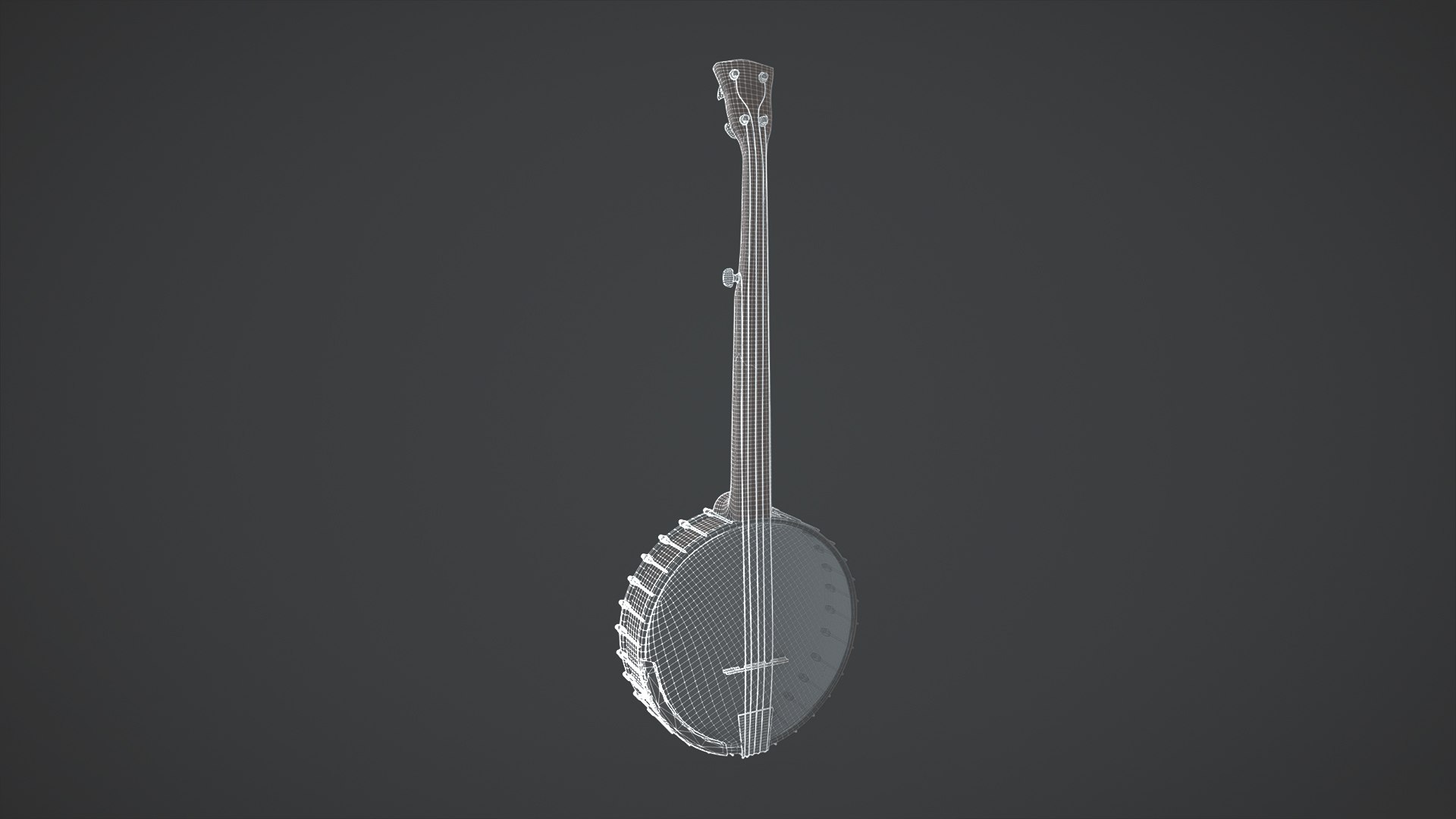 3D Banjo - TurboSquid 2330583