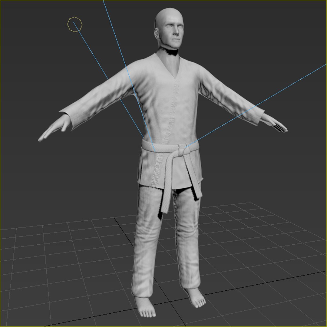 Karate 1 3D model - TurboSquid 1291926