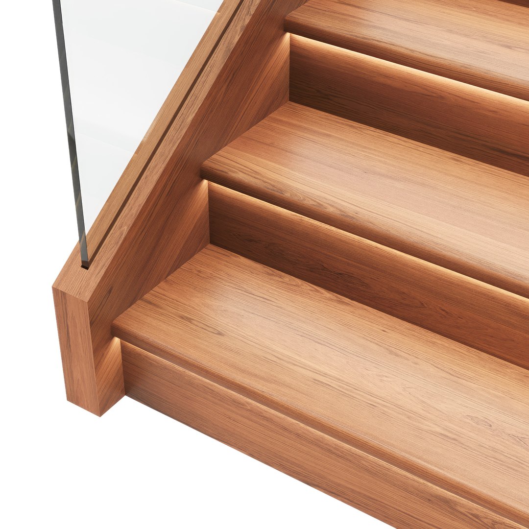 3D Model Modern Stair 3D Model - TurboSquid 2192023