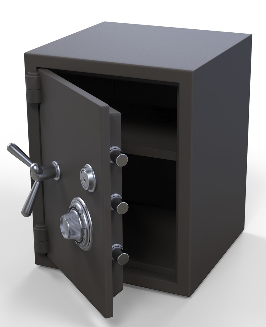 Safe Box 3d Obj